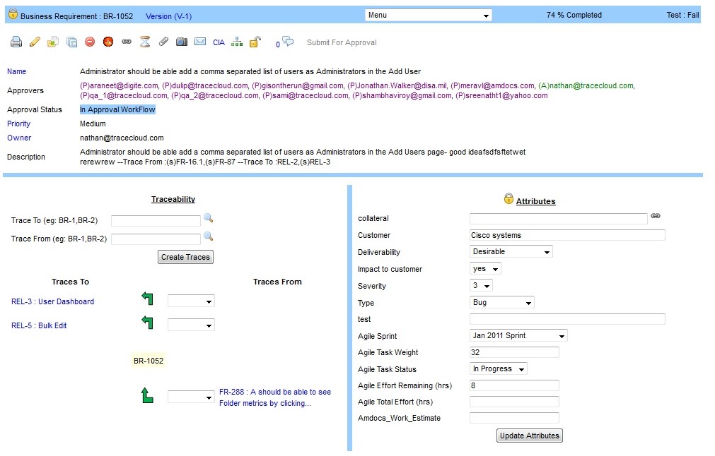 TraceCloud - Online Requirements Management - Collaborate, Define, Manage and Deliver your ...